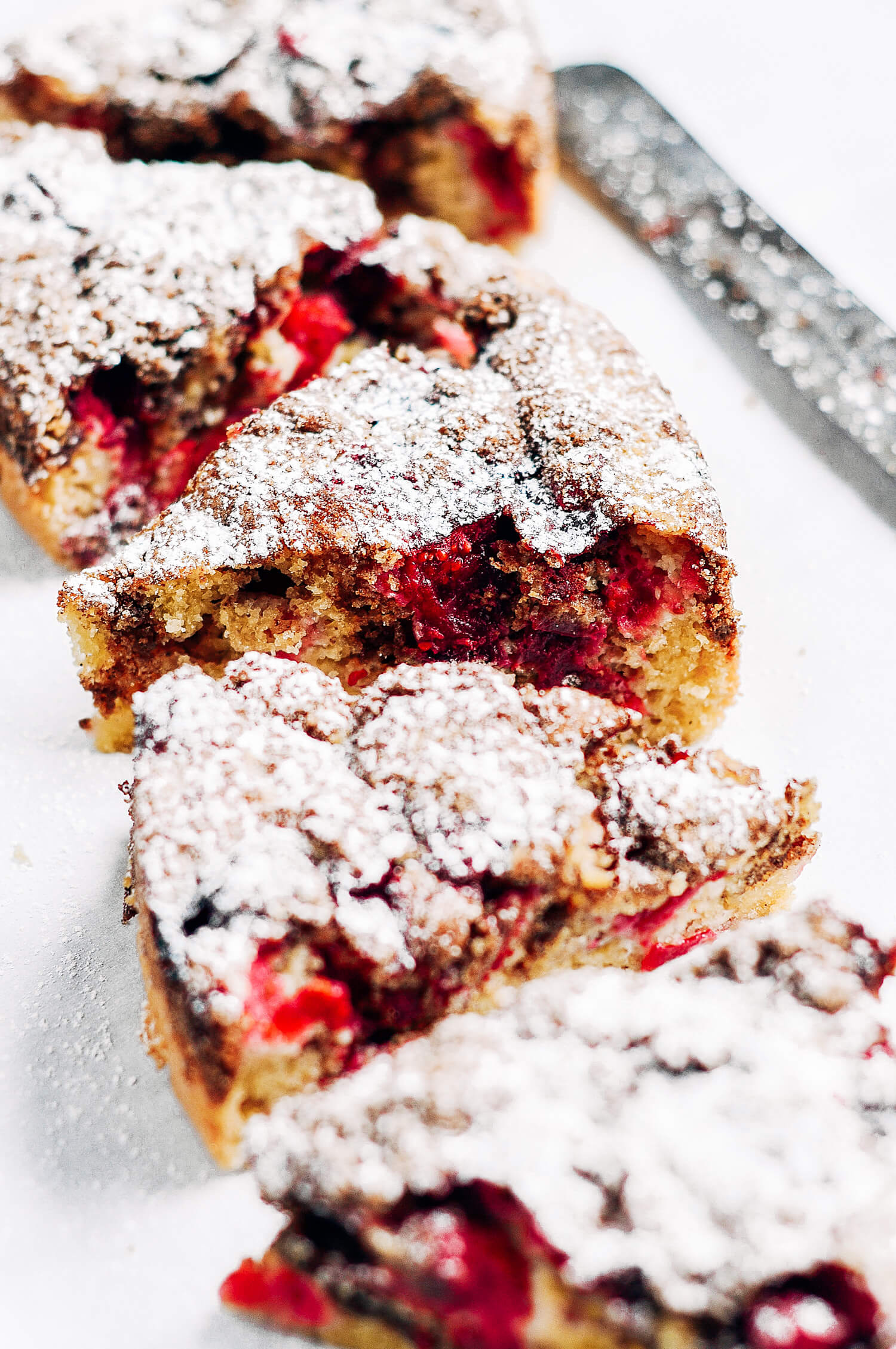 Healthy Paleo Cranberry Coffee Cake - Paleo Gluten Free