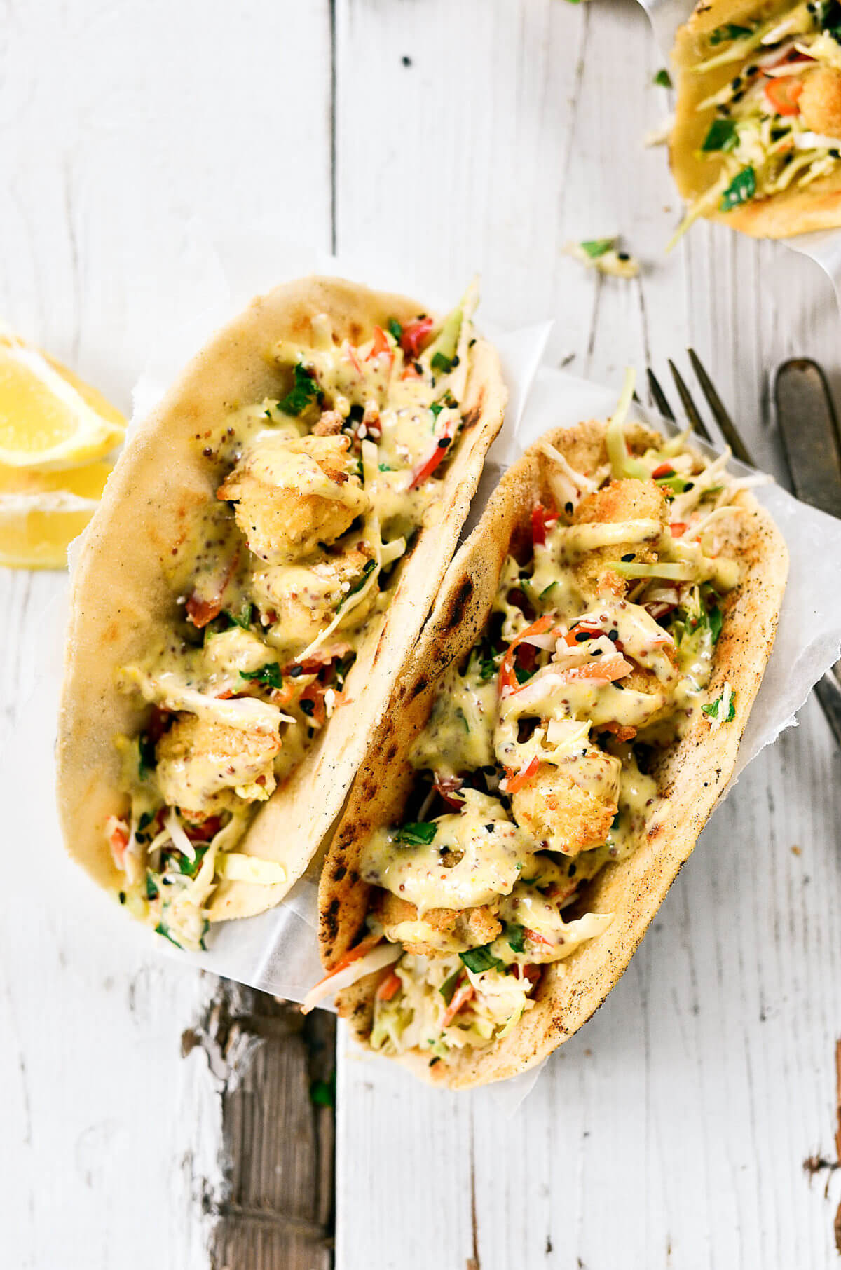 Paleo Coconut Crusted Fish Tacos With Honey Mustard Sauce - Paleo ...