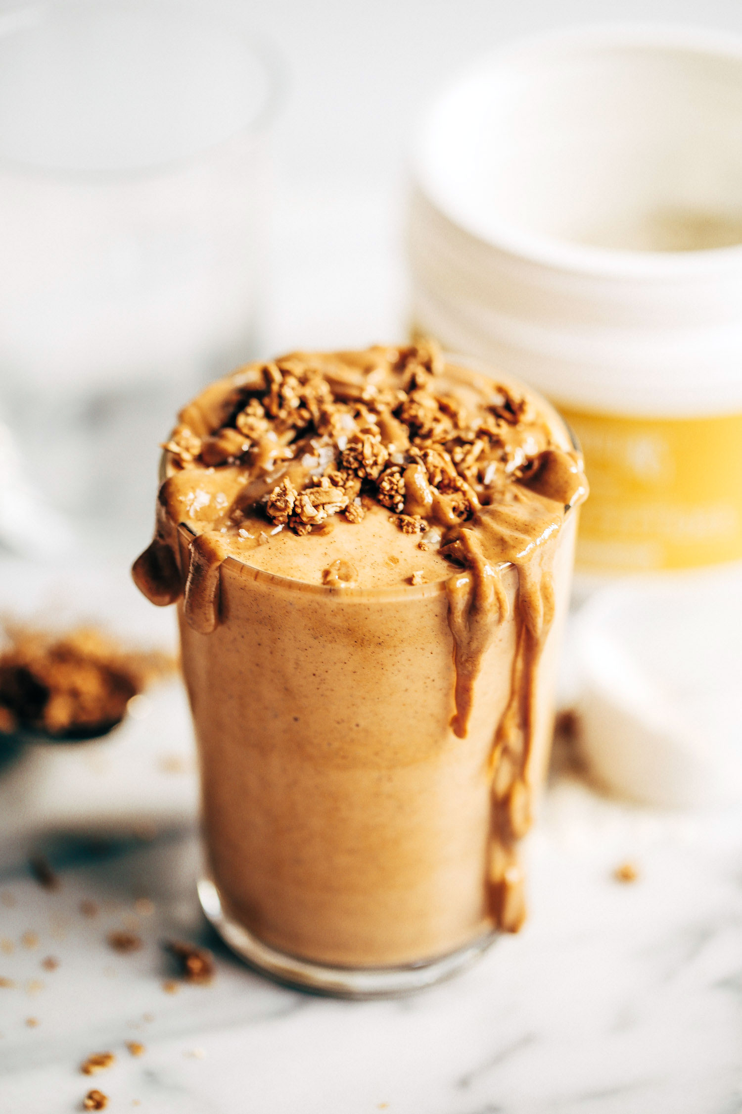 Skinny Fruitless Sweet Potato Pie Smoothie - Paleo Gluten Free