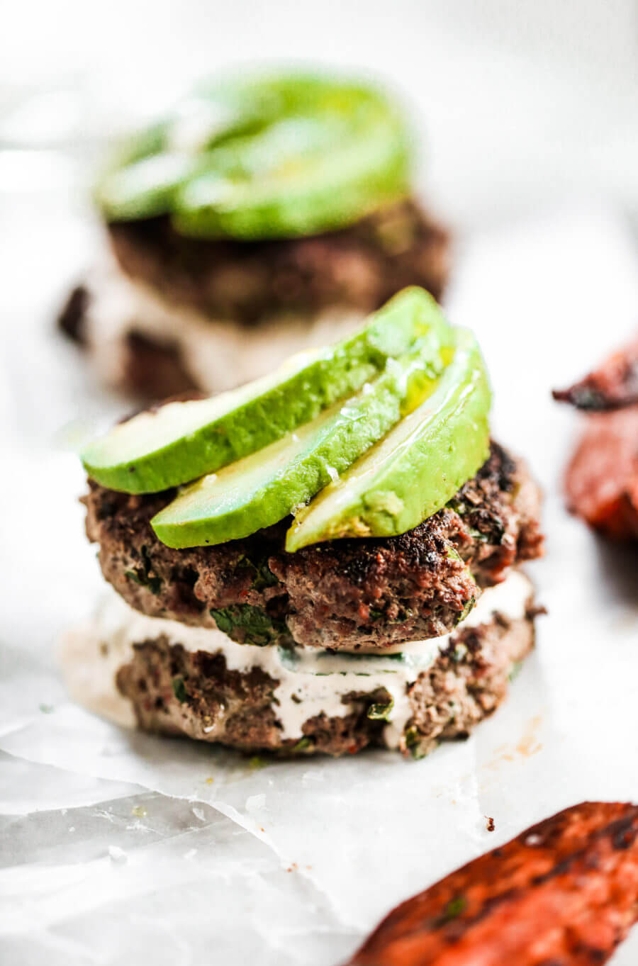 Chile Lime Avocado Burgers - Paleo Gluten Free