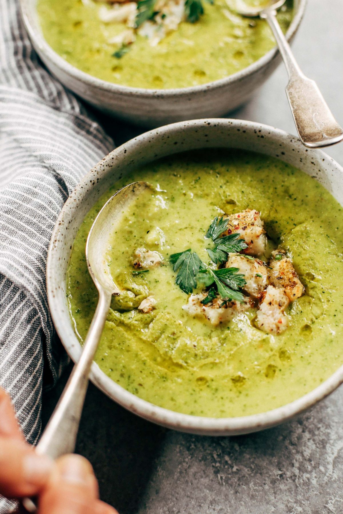 Creamy Whole30 Paleo Broccoli Chowder - Paleo Gluten Free