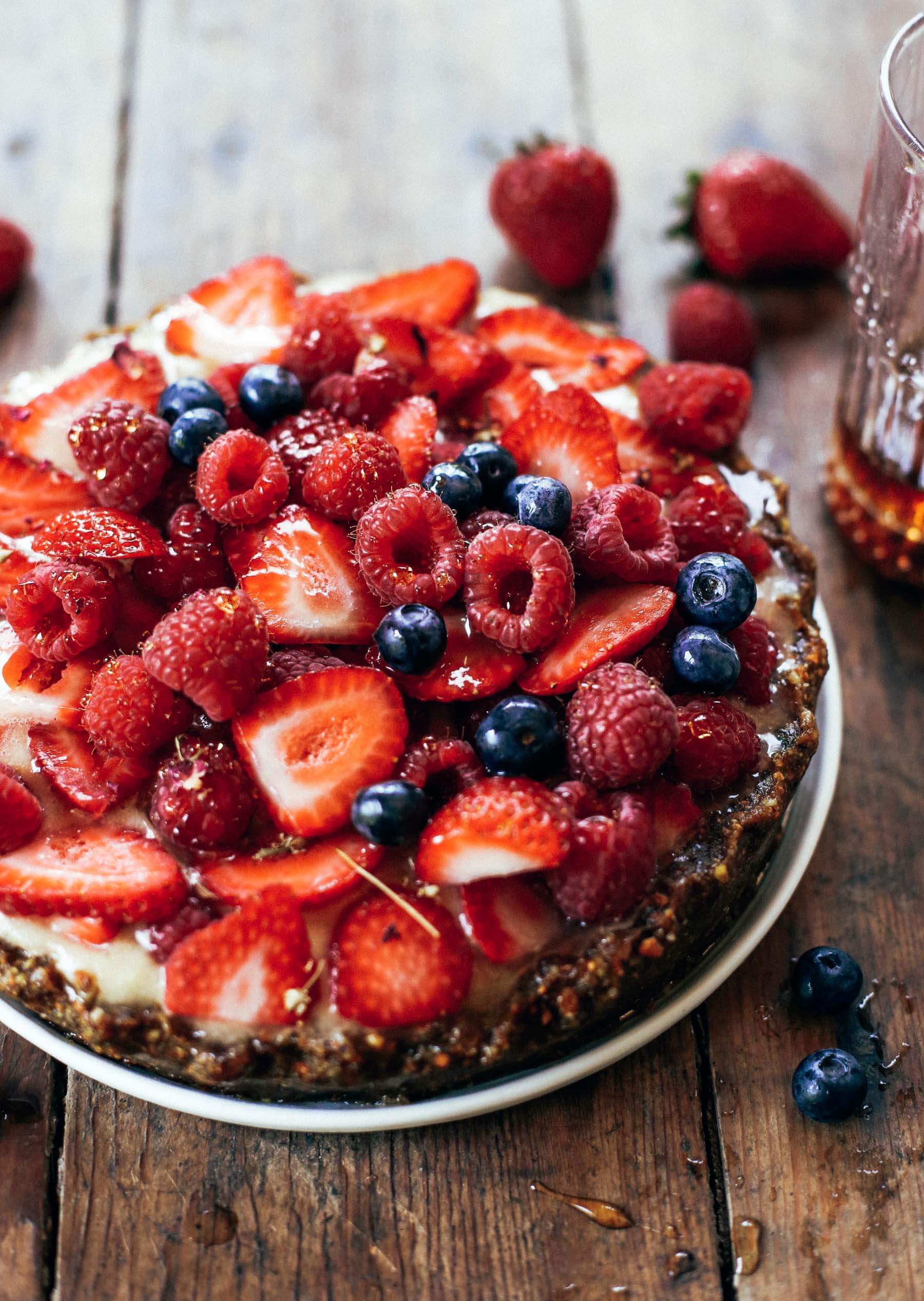 no bake paleo fruit tart (15 of 28) - Paleo Gluten Free