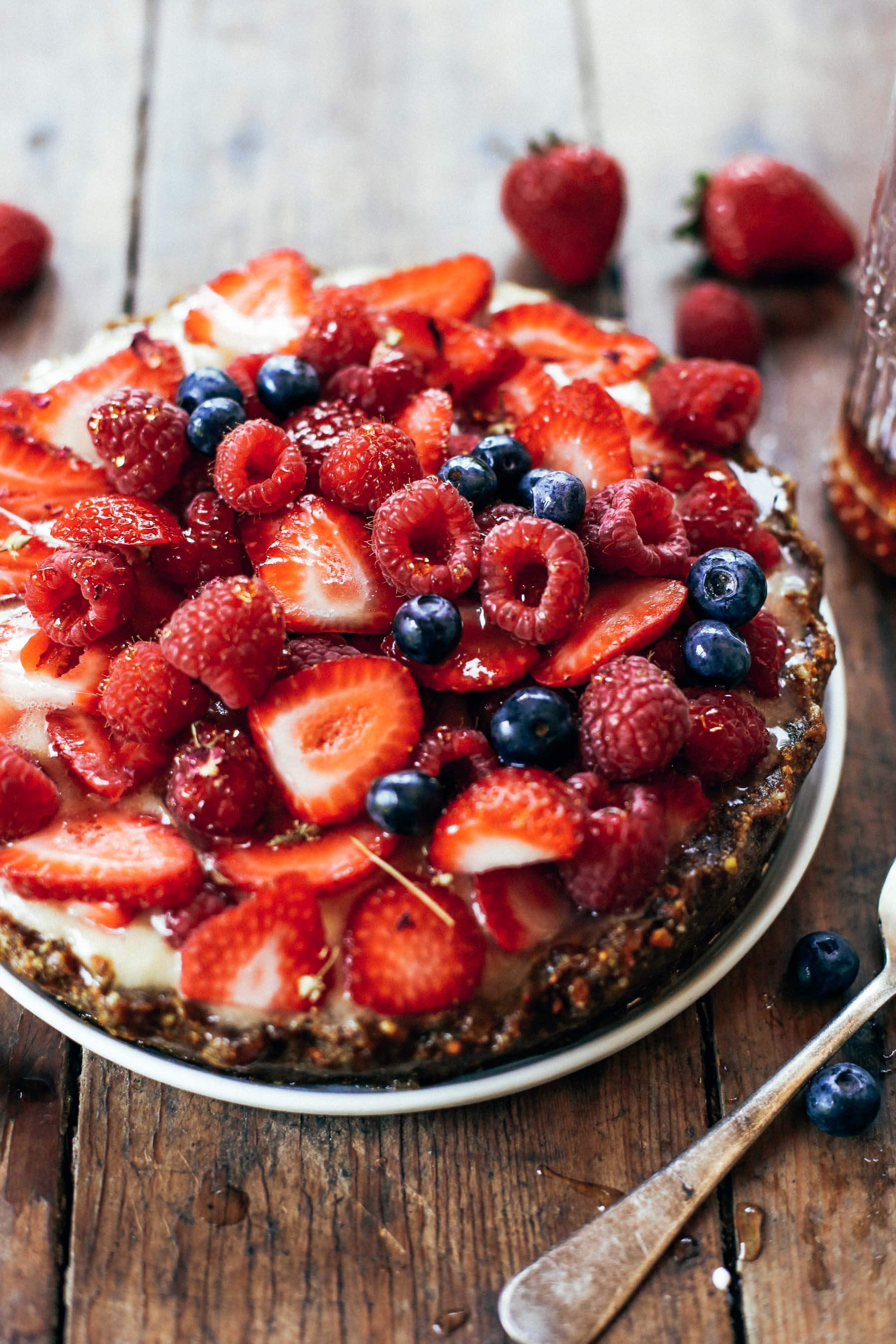 no bake paleo fruit tart (16 of 28) - Paleo Gluten Free