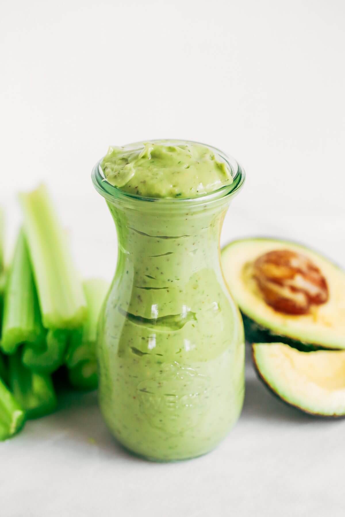 5 Minute Avocado Ranch Dressing - Paleo Gluten Free